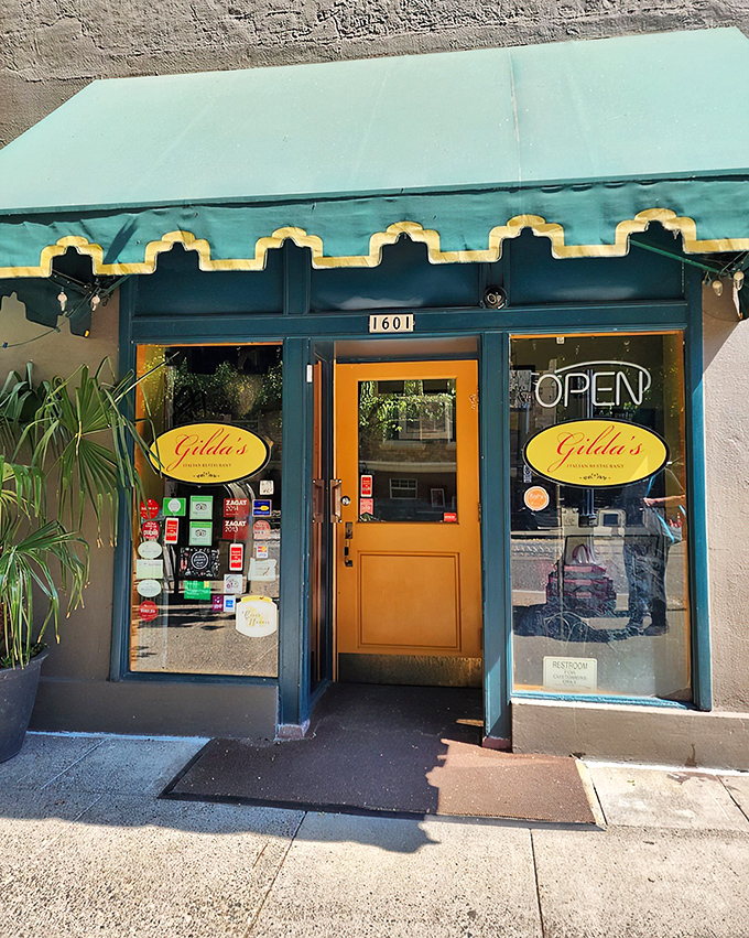 Gilda's unassuming exterior hides culinary treasures within, like finding Italy tucked away on a Portland street corner.