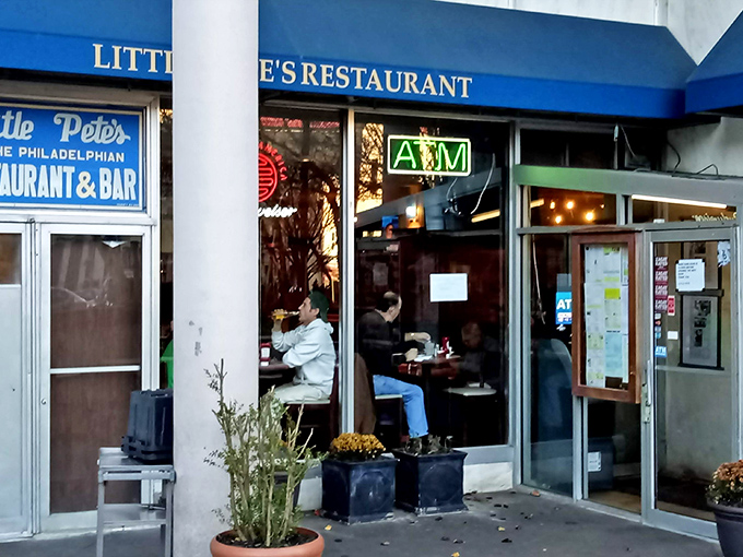 The iconic blue awning of Little Pete's beckons hungry Philadelphians like a lighthouse for the breakfast-starved. A true city institution where memories are made.