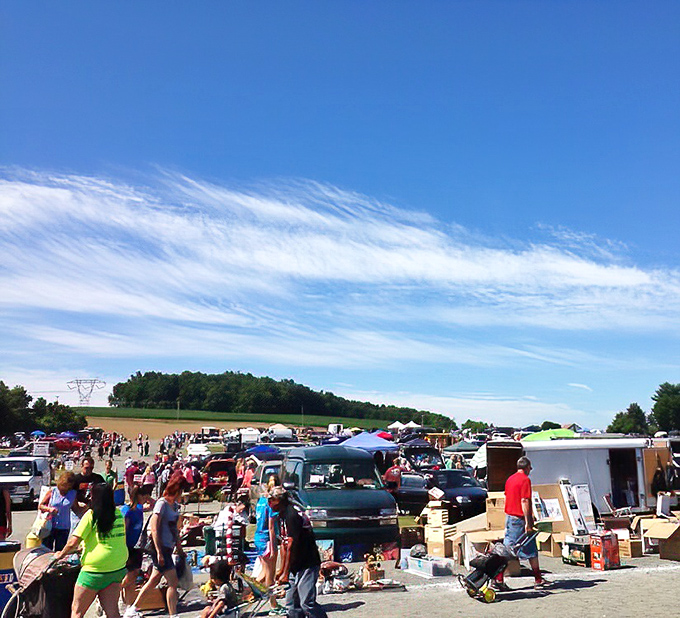 Step into the bargain hunter's paradise where every aisle promises unexpected treasures and conversations with fellow collectors passionate about their finds.