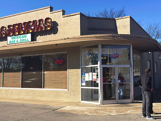 The unassuming exterior of Las Delicias hides culinary treasures within. Sometimes the most memorable meals happen in the most modest buildings.