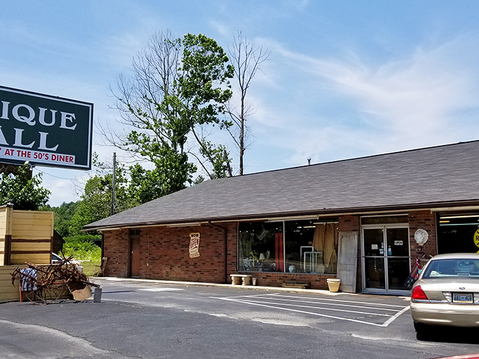 The unassuming brick exterior hides a treasure trove that would make Indiana Jones rethink his career path. Adventure awaits beyond these humble walls.