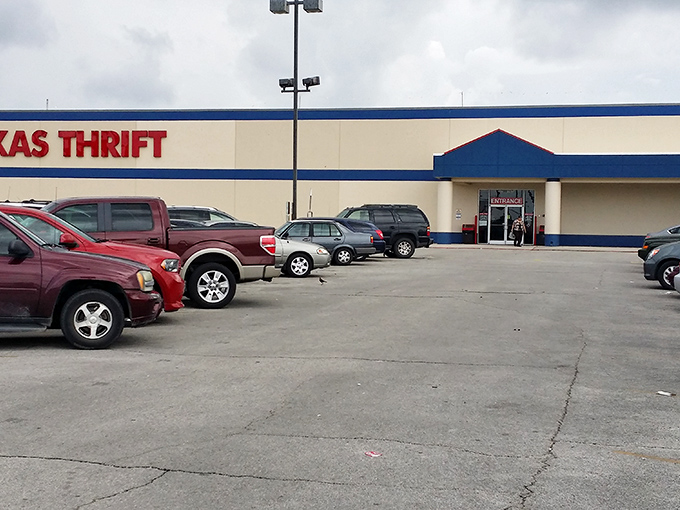 The unassuming exterior of Texas Thrift in Windcrest belies the treasure trove within&mdash;like finding a speakeasy, but the password is "bargain."