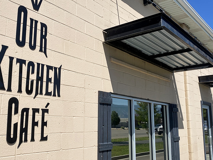 The unassuming exterior of Our Kitchen Caf&eacute; proves once again that culinary treasures often hide in plain sight. No pretension, just breakfast perfection waiting inside.