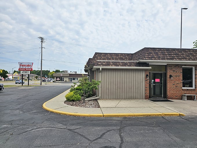 The unassuming exterior of The Pancake Place proves once again that in Wisconsin, culinary treasures often hide in plain sight.
