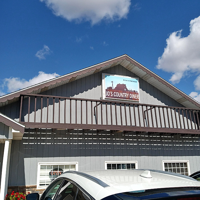 The unassuming facade of Jo's Country Diner&mdash;where culinary treasures hide in plain sight behind a modest exterior that promises authenticity, not Instagram moments.