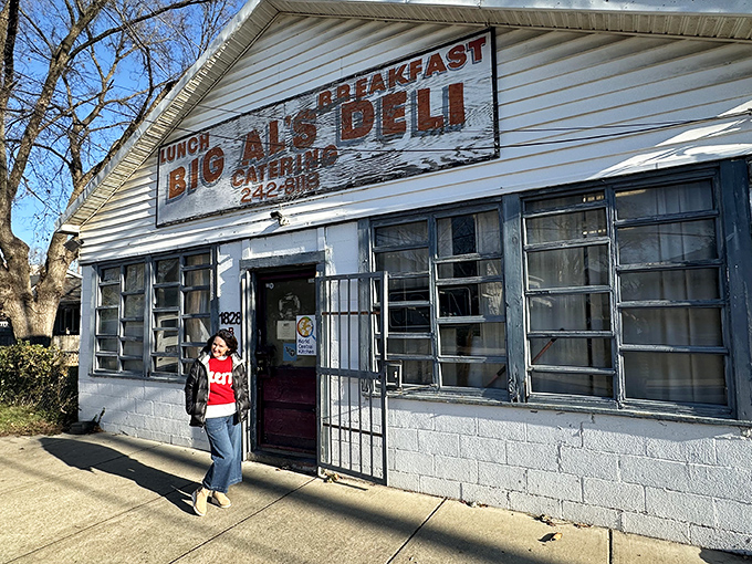 The unassuming white building with bold orange signage stands as Nashville's breakfast fortress, where culinary magic happens without pretense.