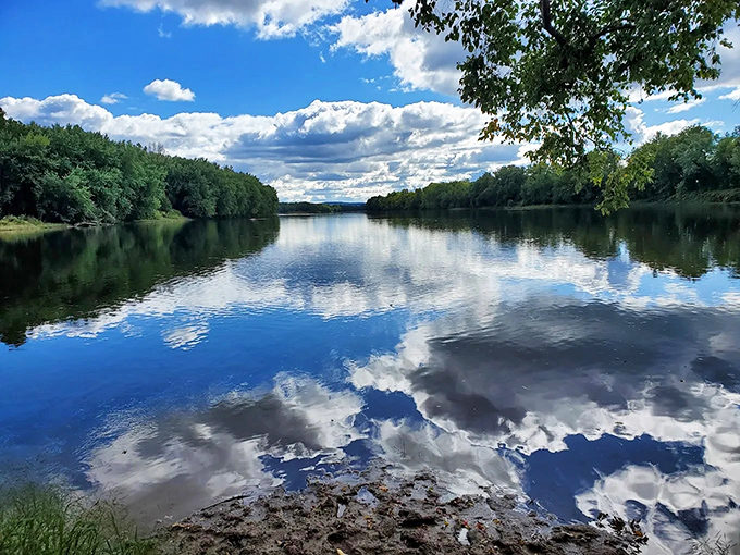 Mirror, mirror on the water&mdash;the Susquehanna River creates nature's perfect reflection pool, doubling the beauty of Pennsylvania's blue skies.