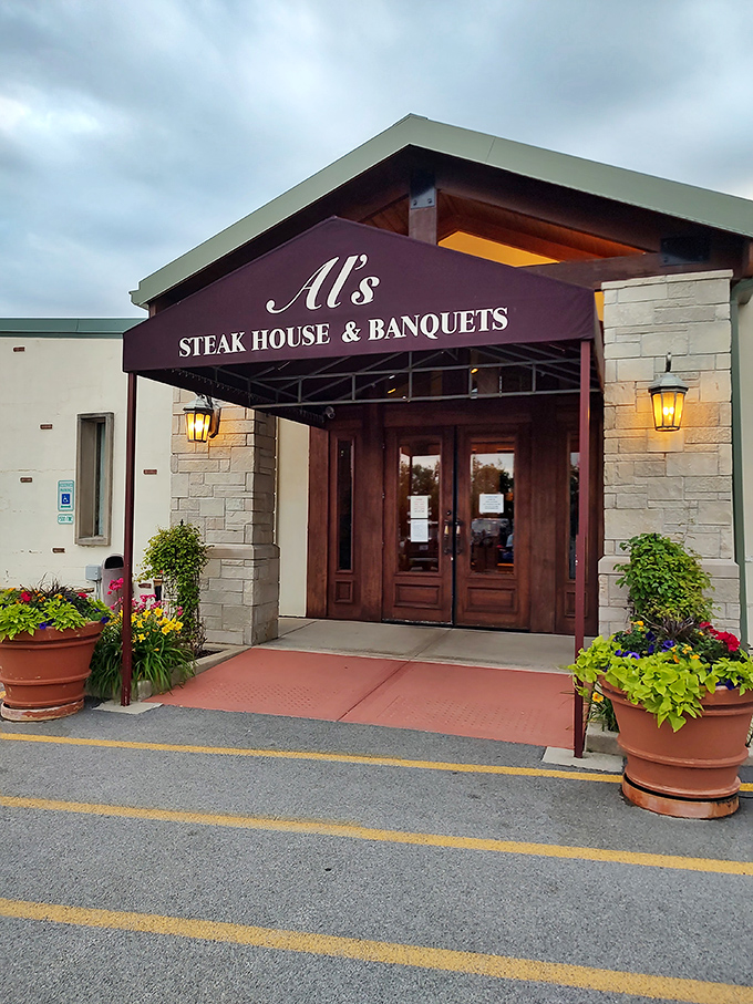 The entrance to Al's Steak House promises what lies beyond those wooden doors &ndash; a carnivore's paradise where memories are made one slice at a time.