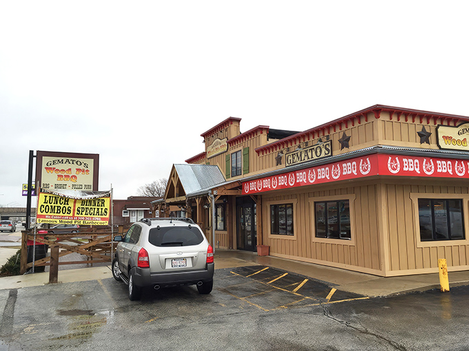 The tan and red exterior of Gemato's might not scream "culinary destination," but smoke signals from the pit tell a different, more delicious story.