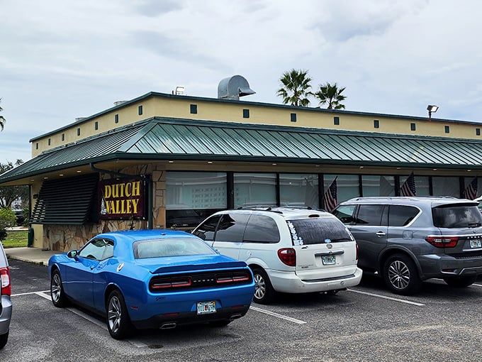This unassuming Sarasota gem proves that architectural beauty isn't everything when Belgian waffles await inside.