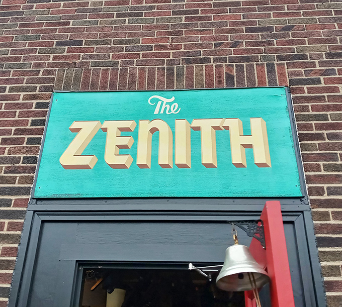 The turquoise sign beckons like a portal to another dimension&mdash;one where vegetarian food and vintage treasures coexist in perfect harmony.