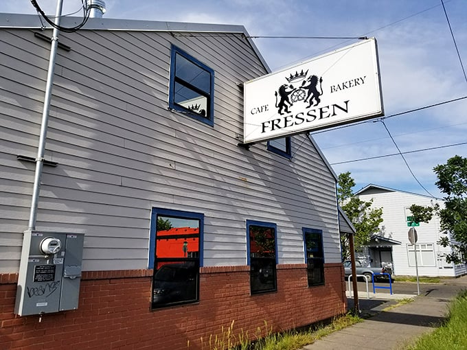 Fressen's charming exterior welcomes you with rustic wooden accents and a covered patio&mdash;like finding a secret European caf&eacute; tucked away in Northeast Portland. 