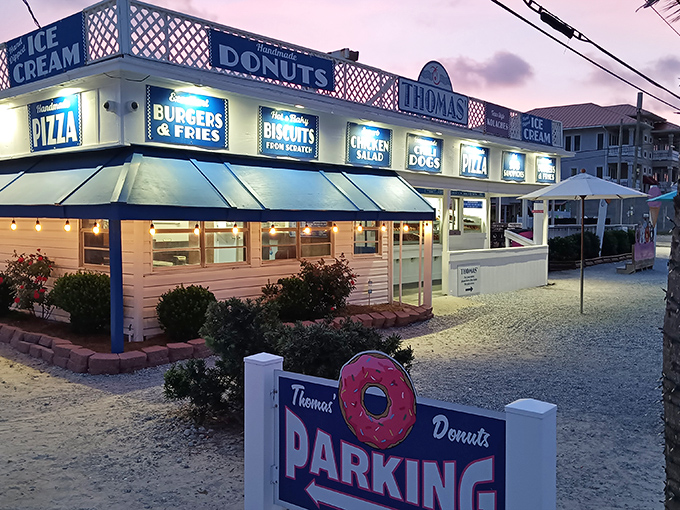 This unassuming beachside gem proves that the best culinary treasures often hide behind the most modest facades.