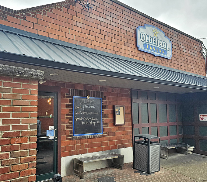 The stately red brick exterior of Olde Jaol isn't just architectural eye candy&mdash;it's a genuine piece of Wayne County history reborn as a culinary hotspot.
