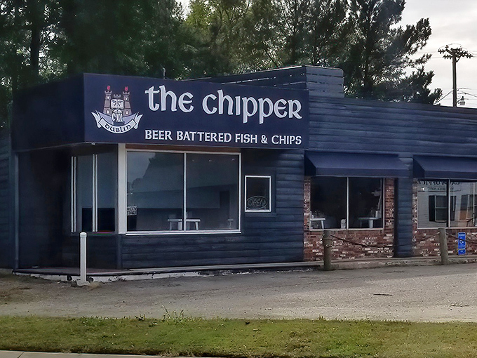 The unassuming blue exterior of The Chipper USA might not stop traffic, but what's happening inside will stop you in your culinary tracks.