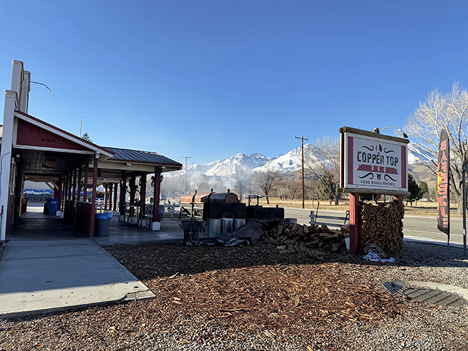 The barbecue promised land awaits at this red barn-like structure where massive smokers out front tell you everything you need to know about priorities.