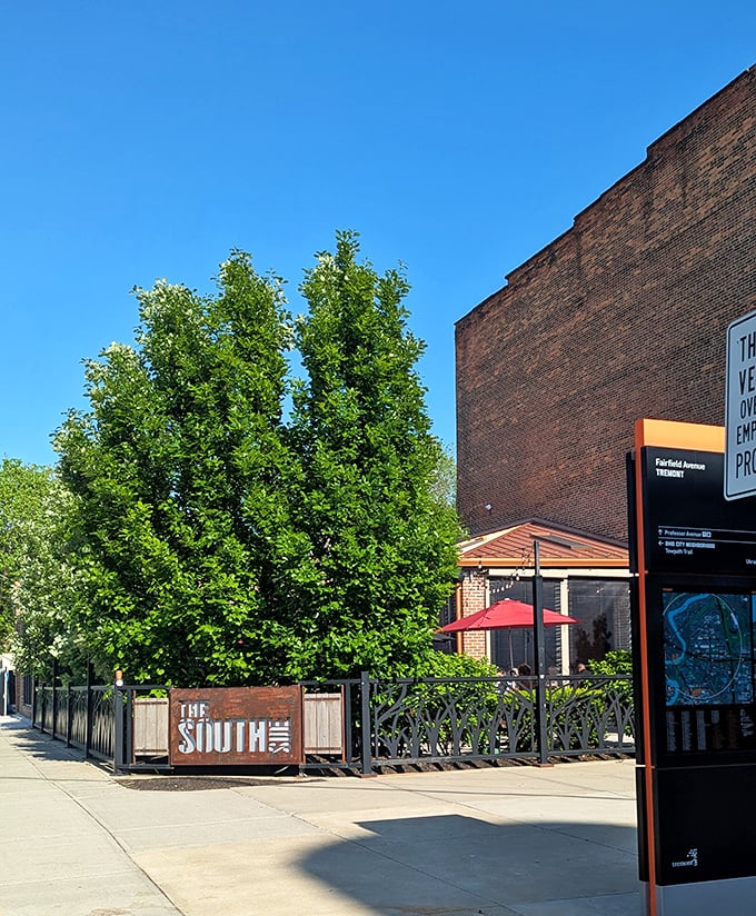 The South Side's inviting patio beckons with lush greenery and wrought-iron charm&mdash;Cleveland's answer to a Parisian sidewalk caf&eacute;, minus the French attitude.