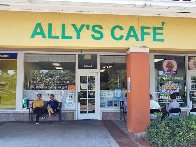 The unassuming storefront of Ally's Comfort Cafe proves once again that Florida's best breakfast treasures often hide in plain sight.