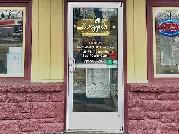 The unassuming storefront of Biaggio's might not stop traffic, but trust me&mdash;what's inside will stop you in your tracks. Hoagie heaven awaits behind those doors.