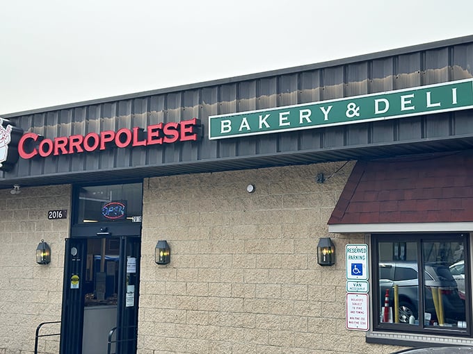 The unassuming storefront of Corropolese might not scream "food paradise," but locals know this modest exterior hides Pennsylvania's tomato pie royalty.
