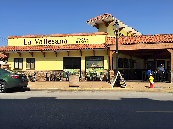 The sunshine-yellow exterior of La Vallesana stands out on Cherokee Street like a delicious beacon calling all hungry travelers home.