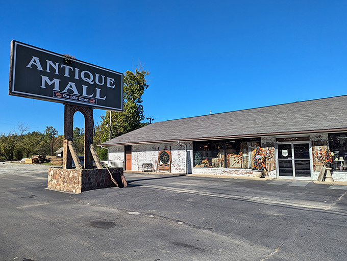 The unassuming brick exterior hides a treasure trove that would make Indiana Jones rethink his career path. Adventure awaits beyond these humble walls.
