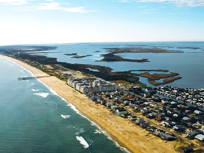 The view that makes you question why you ever vacation anywhere else. Miles of pristine coastline where the Atlantic meets quaint beachfront homes.