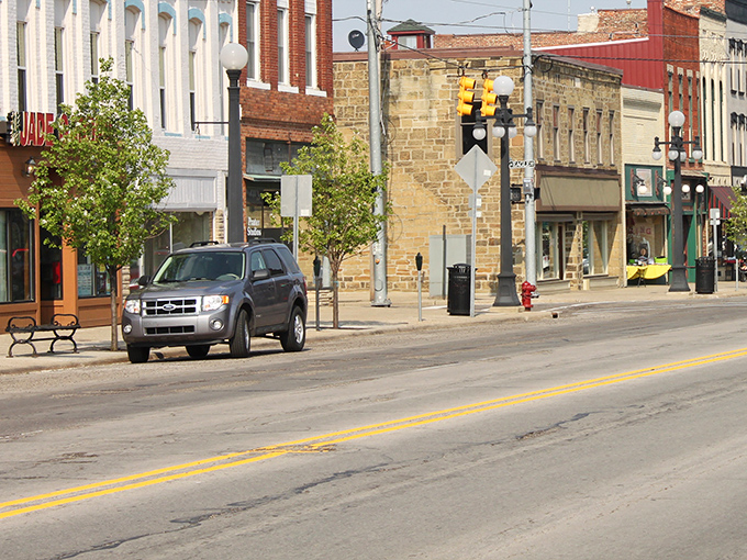 Marshall's historic downtown looks like a movie set, but those vintage storefronts and classic Ford pickup aren't props&mdash;they're everyday life in this architectural time capsule.