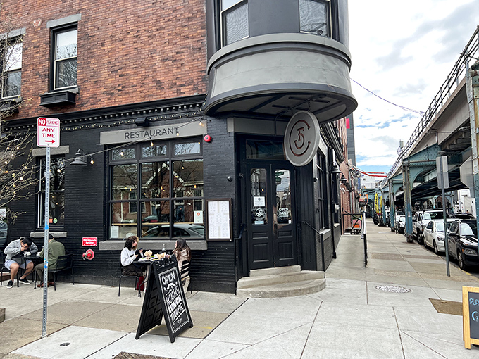 The corner building that launched a thousand food pilgrimages. Front Street Caf&eacute;'s distinctive architecture stands as Fishtown's culinary lighthouse, guiding hungry travelers home.