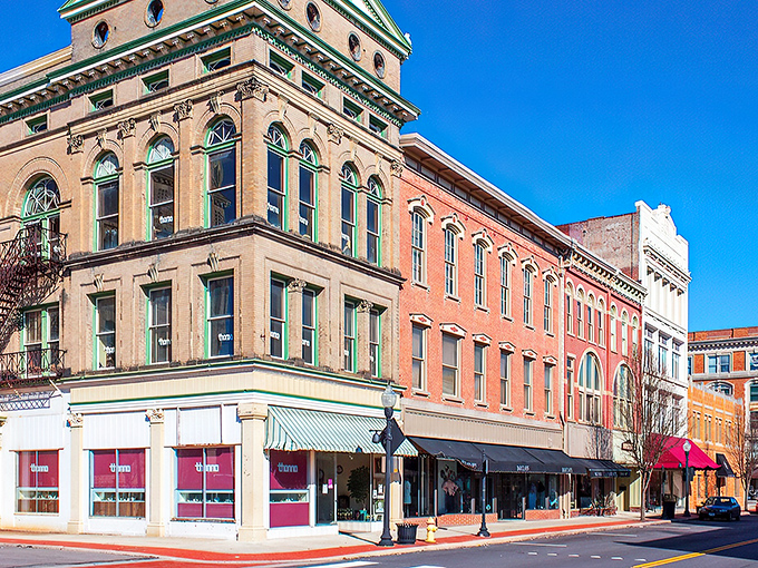 Downtown Piqua's historic architecture tells stories in brick and mortar, where each building stands as a chapter in Ohio's rich narrative.