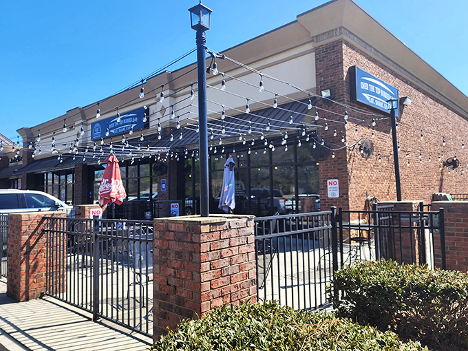 Blue skies and burger dreams await at this unassuming Buford strip mall location. Sometimes the most extraordinary flavors hide behind the most ordinary facades.