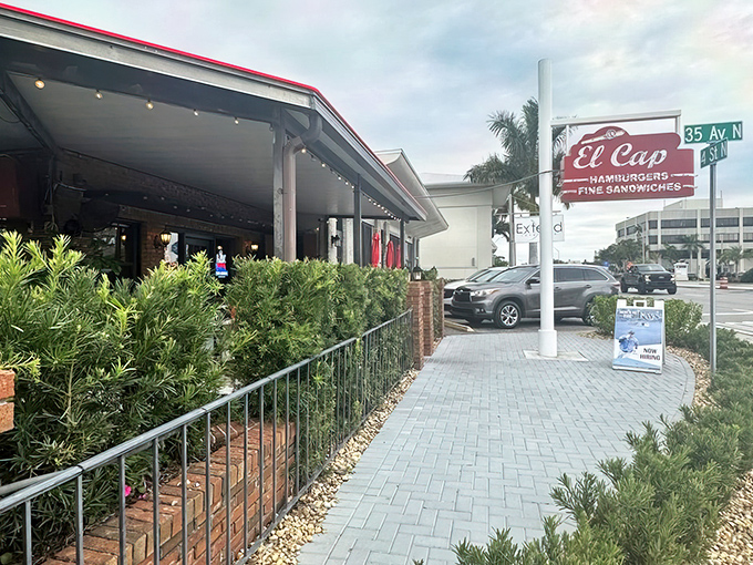 The unassuming storefront hides culinary greatness, like finding Springsteen playing at your local dive bar. Florida sunshine and burger perfection await.