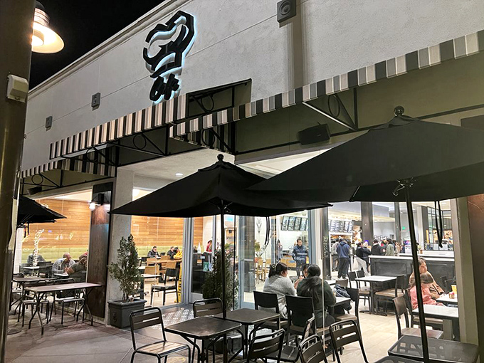 The unassuming exterior of Porto's hides a pastry paradise within. Like finding a secret doorway to dessert nirvana in plain sight.