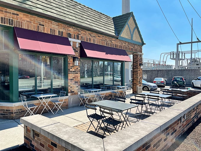 The burgundy awnings and golden lettering of Leviathan Bakehouse beckon like a siren song to carb-lovers throughout Indianapolis.