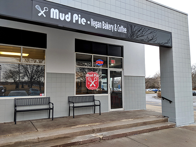 The unassuming storefront of Mud Pie Bakery might fool you, but inside awaits a vegan paradise that would convert even the most dedicated dairy devotee.