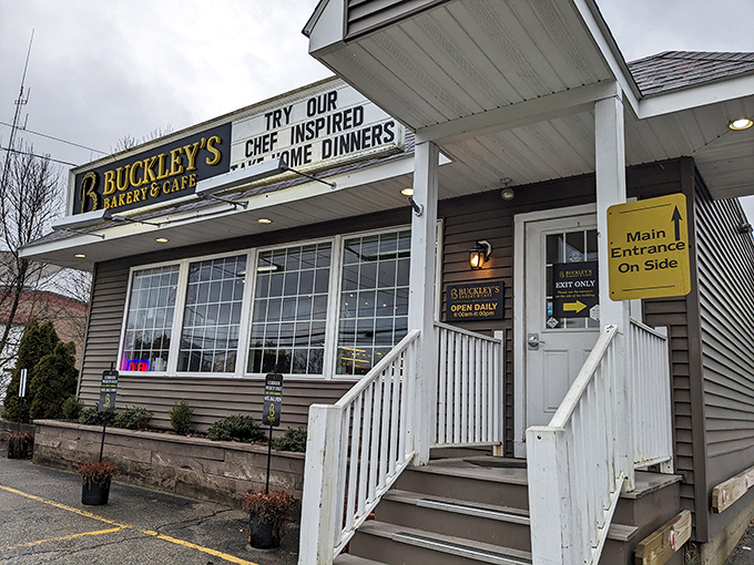 The unassuming exterior of Buckley's might not scream "culinary destination," but that's exactly how the best hidden gems operate. No flash, all substance.