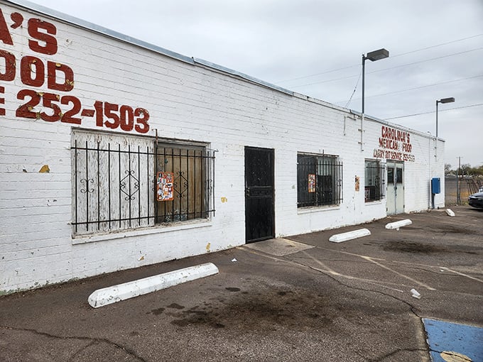 The unassuming exterior of Carolina's is like a delicious secret handshake among Phoenix locals&mdash;those who know, know.