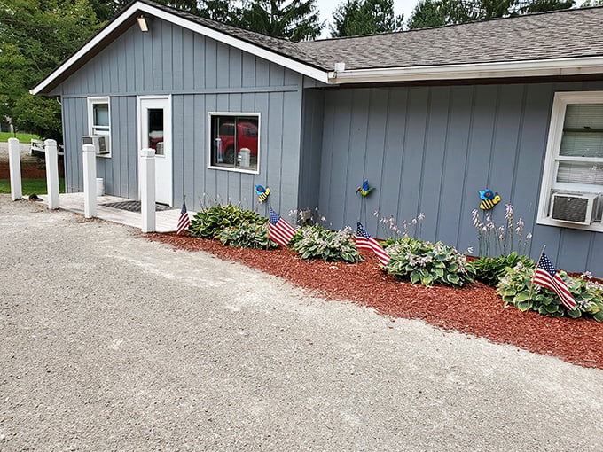 The unassuming blue exterior of Capricorn Inn might not stop traffic, but locals know this modest building houses burger greatness worth the journey.
