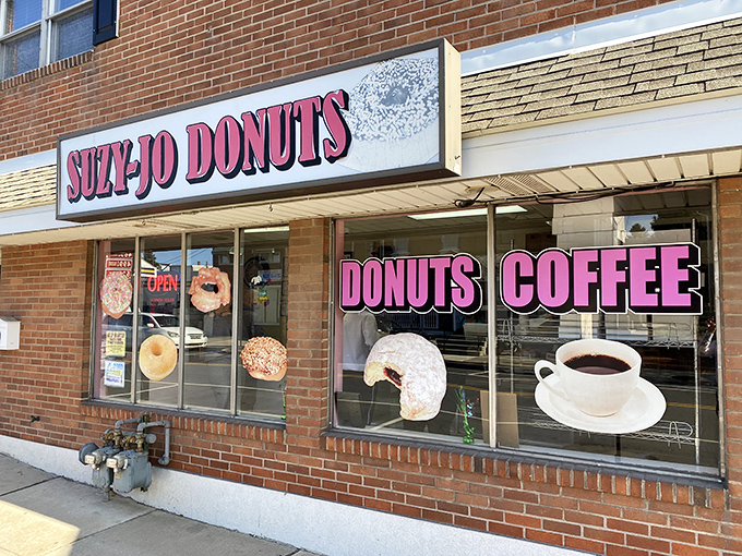 The pink sign beckons like a lighthouse for the sugar-deprived. Suzy-Jo's modest storefront houses Pennsylvania's most delicious secret.