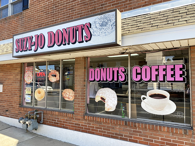 The pink sign beckons like a lighthouse for the sugar-deprived. Suzy-Jo's modest storefront houses Pennsylvania's most delicious secret.