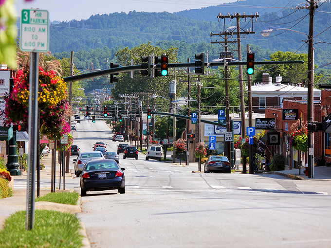 Main Street Hendersonville offers that perfect small-town vibe where you can actually find parking and nobody's in a particular hurry.