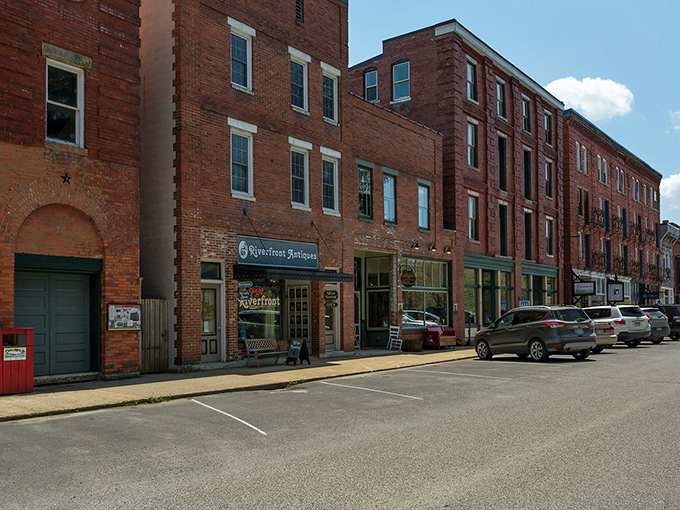 Historic brick buildings line Thomas's main street, where time seems to slow down just enough for you to notice life's sweeter moments.
