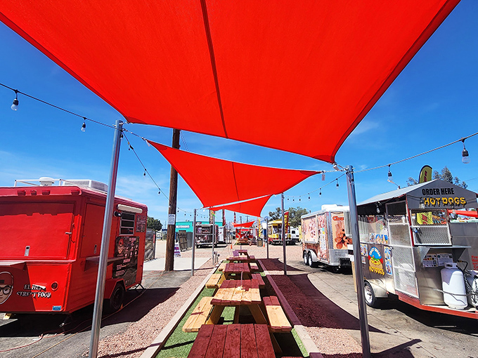 Every treasure hunter's dream starts with a single step down these colorful vendor-lined pathways of possibility. 