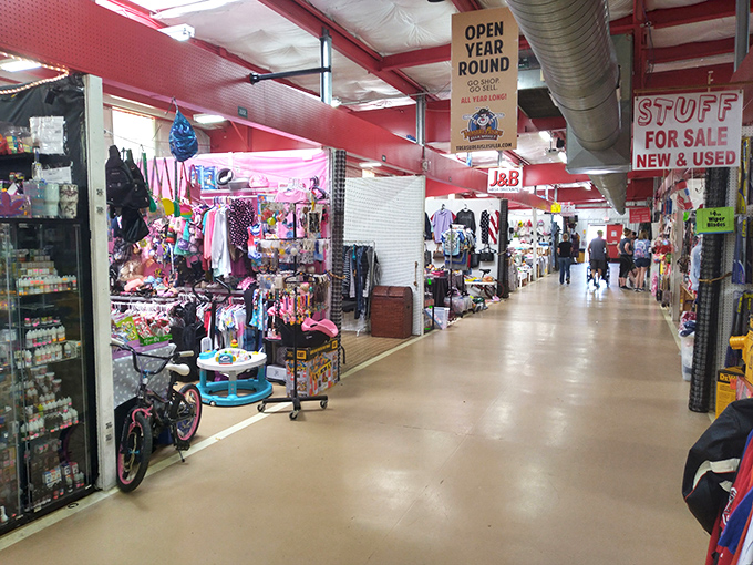 Wide aisles and endless possibilities stretch before you like the yellow brick road of retail therapy. Every corridor promises new discoveries.