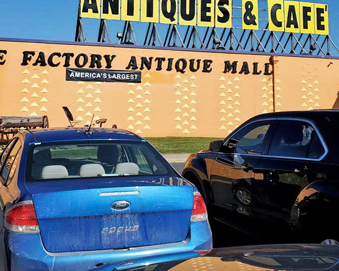 The butterscotch-colored behemoth announces itself with all the subtlety of a carnival barker. "America's Largest" isn't just bragging&mdash;it's a promise of treasure-hunting paradise.