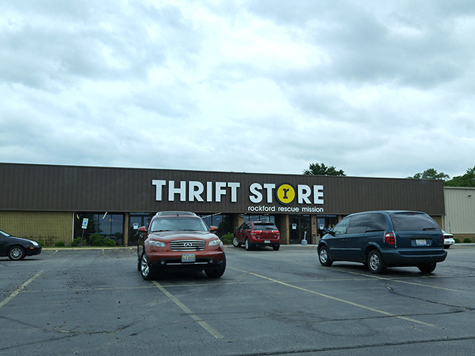 The unassuming exterior hides a treasure trove within, like finding out your quiet neighbor was once in a rock band. Bargain hunters, your mothership awaits.