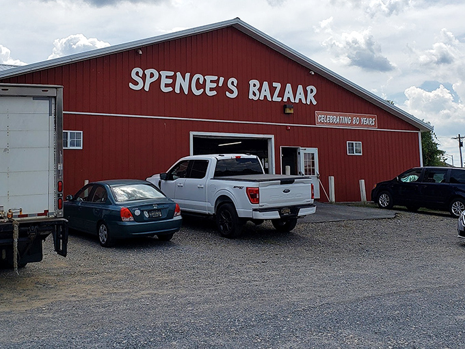 The iconic red barn of Spence's Bazaar stands like a beacon for treasure hunters&mdash;Delaware's very own retail Narnia behind those unassuming doors.
