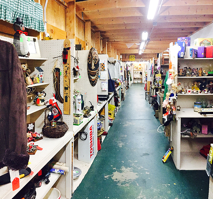 Explore a treasure hunter's paradise filled with vintage masks, eclectic collectibles, and unique trinkets waiting for your discovery today.