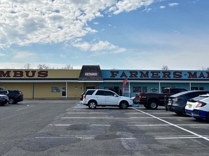 The unassuming exterior of bargain-hunting paradise. Like finding a secret door to Narnia, but instead of talking lions, you'll discover talking vendors.