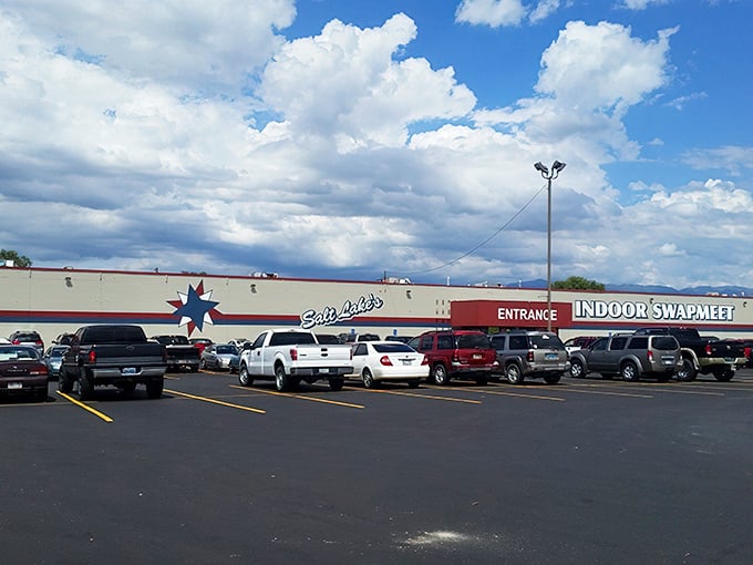 The packed parking lot tells the story before you even step inside&mdash;this isn't just shopping, it's an event worth traveling for.